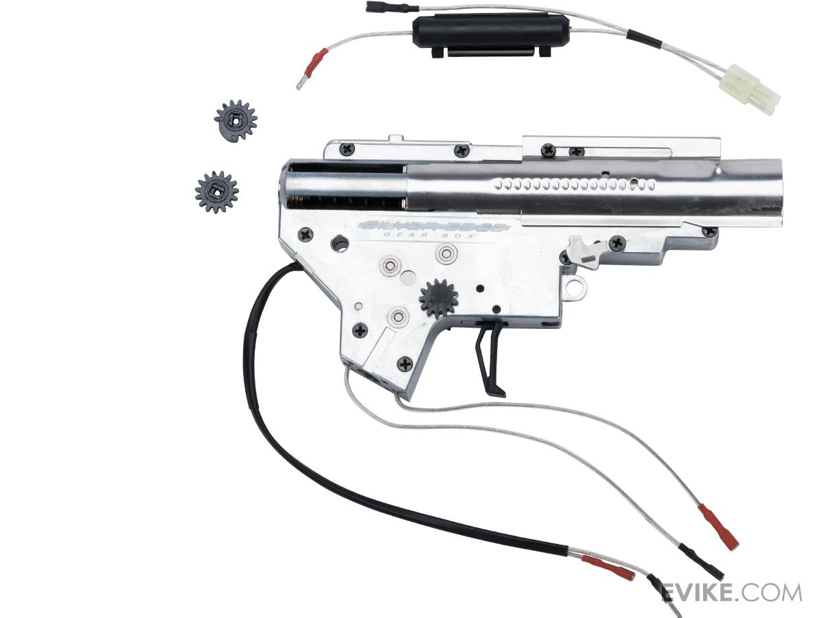 APS "Silver Edge" 8mm Ver.2 Airsoft AEG Gearbox (Type: Rear Wired ...