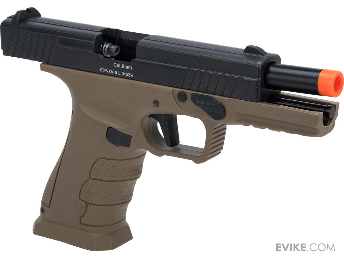 APS XTP Gas Blowback Airsoft Pistol (Color: Desert / Green Gas ...