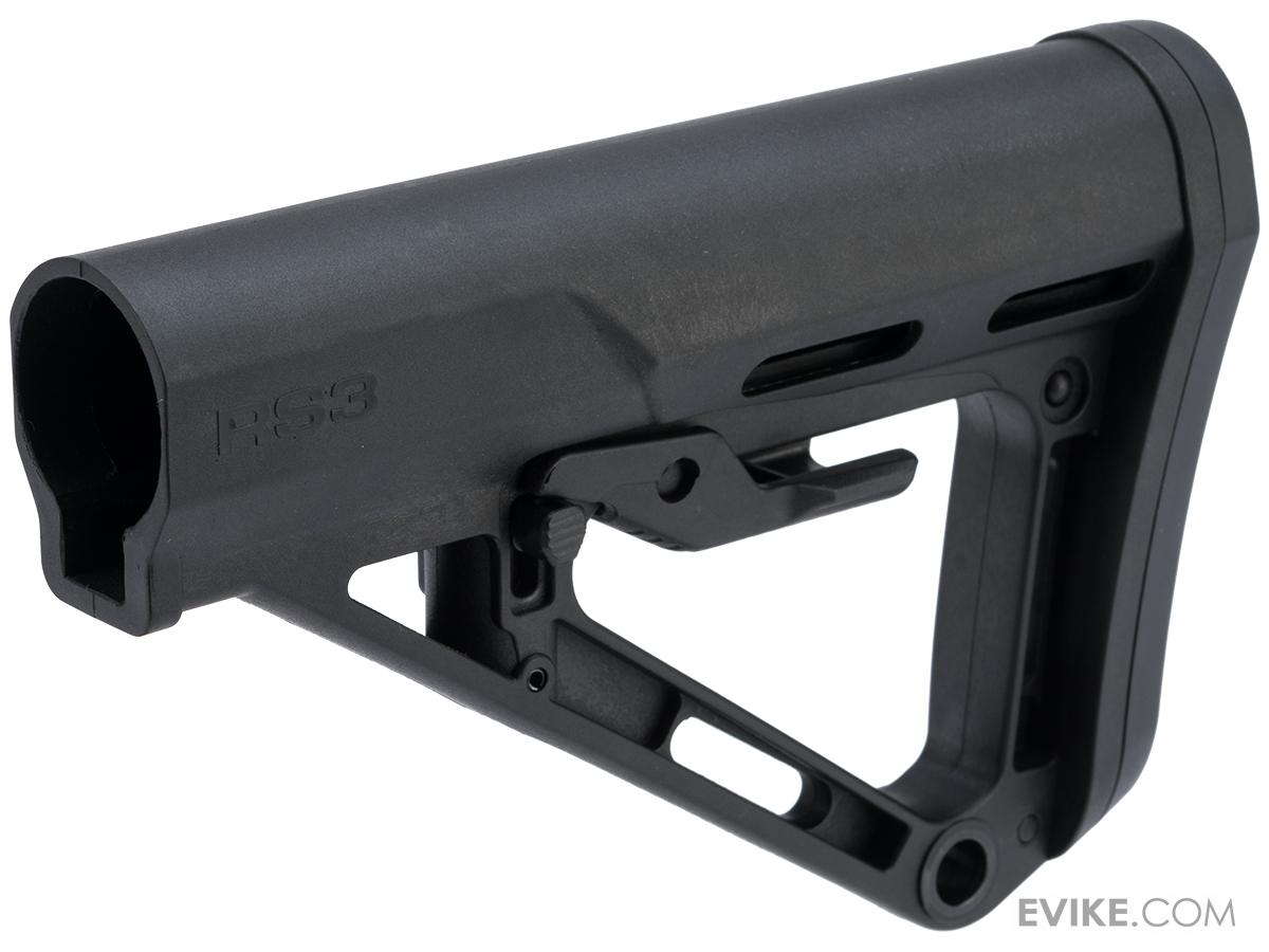 APS RS3 Retractable Stock for M4 Series Airsoft Rifles (Color: Black ...