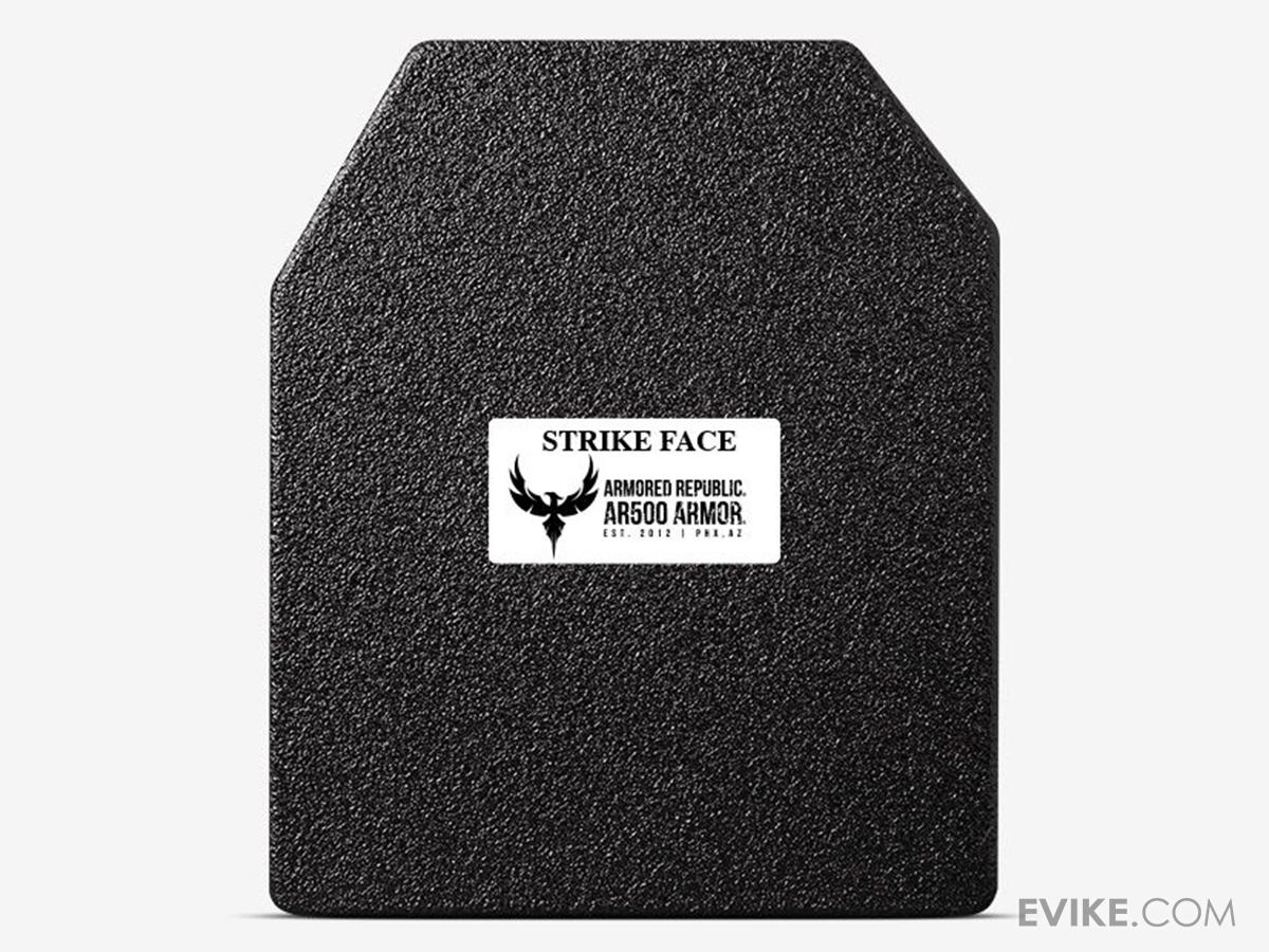 AR500 Armor Level III 10" x 12" Steel Heritage Plate Body Armor (Model ...