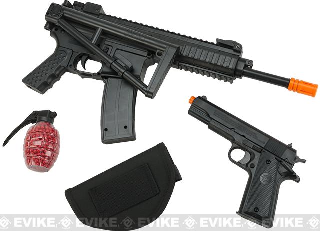 Crosman Elite Commando Airsoft R93 & 1911 Pistol Package Deal, Airsoft ...