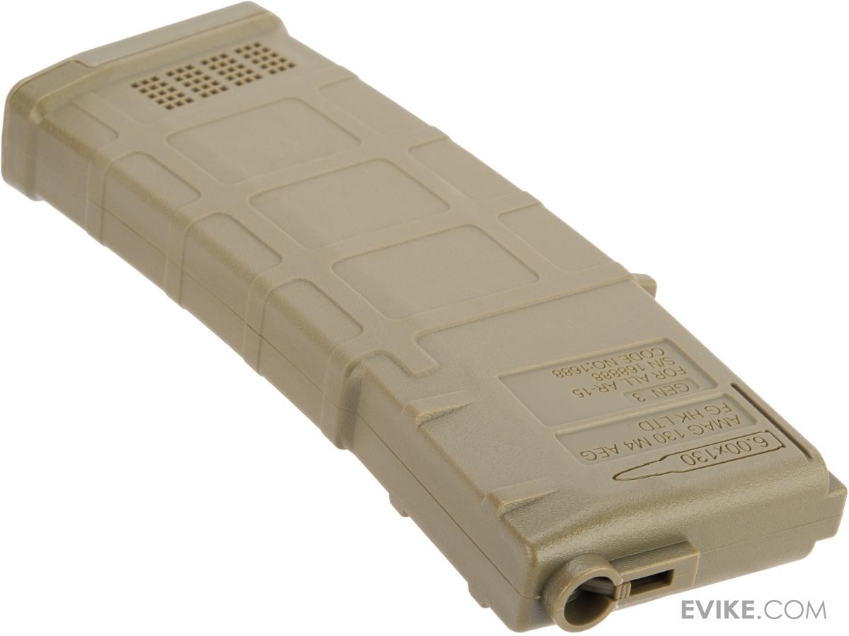 ARES AMAG 130rd Mid-Cap Magazine for M4 Airsoft AEG Rifles (Color: Dark ...