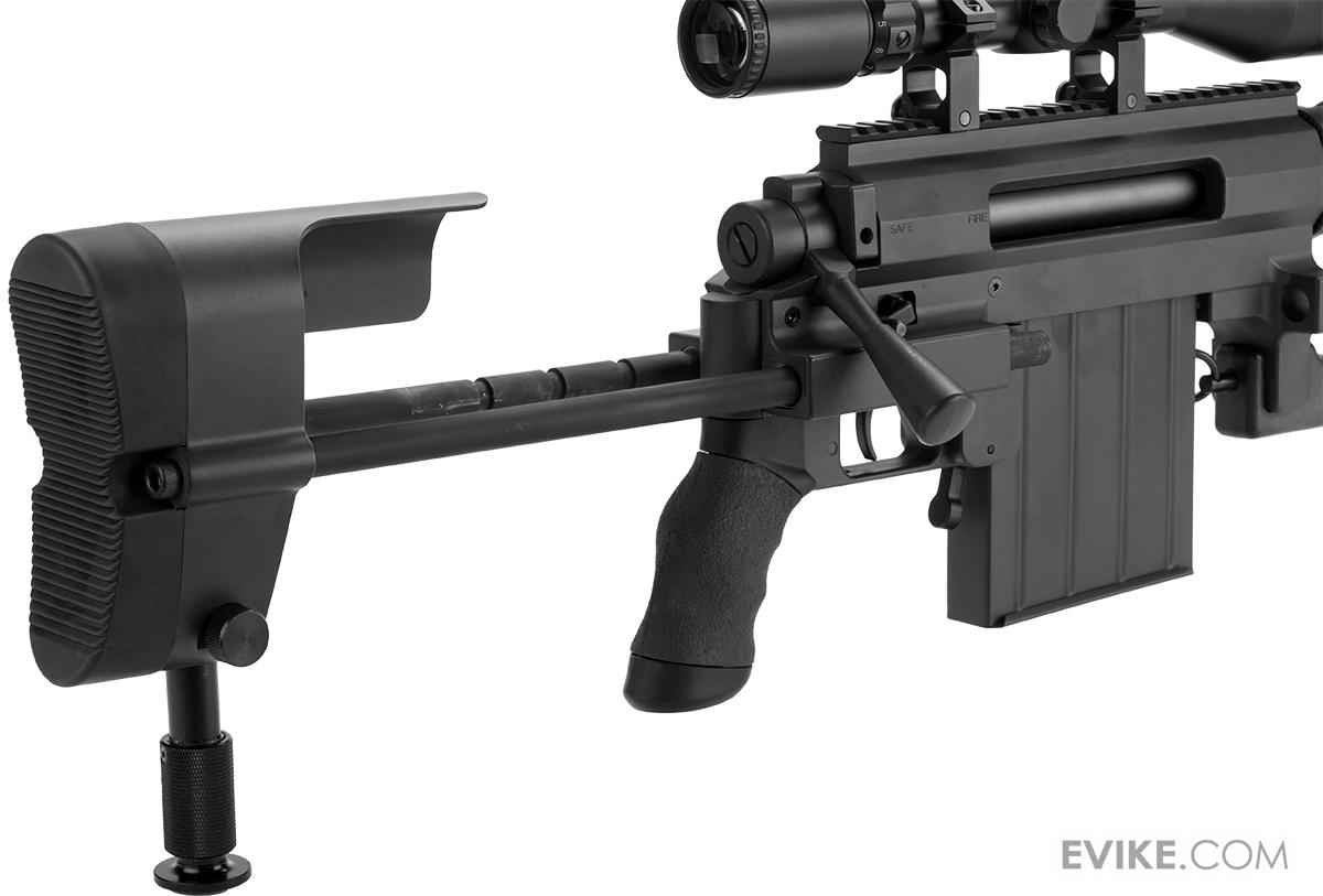 ARES M200 Spring Powered Bolt Action Airsoft Sniper Rifle (Color: Black ...