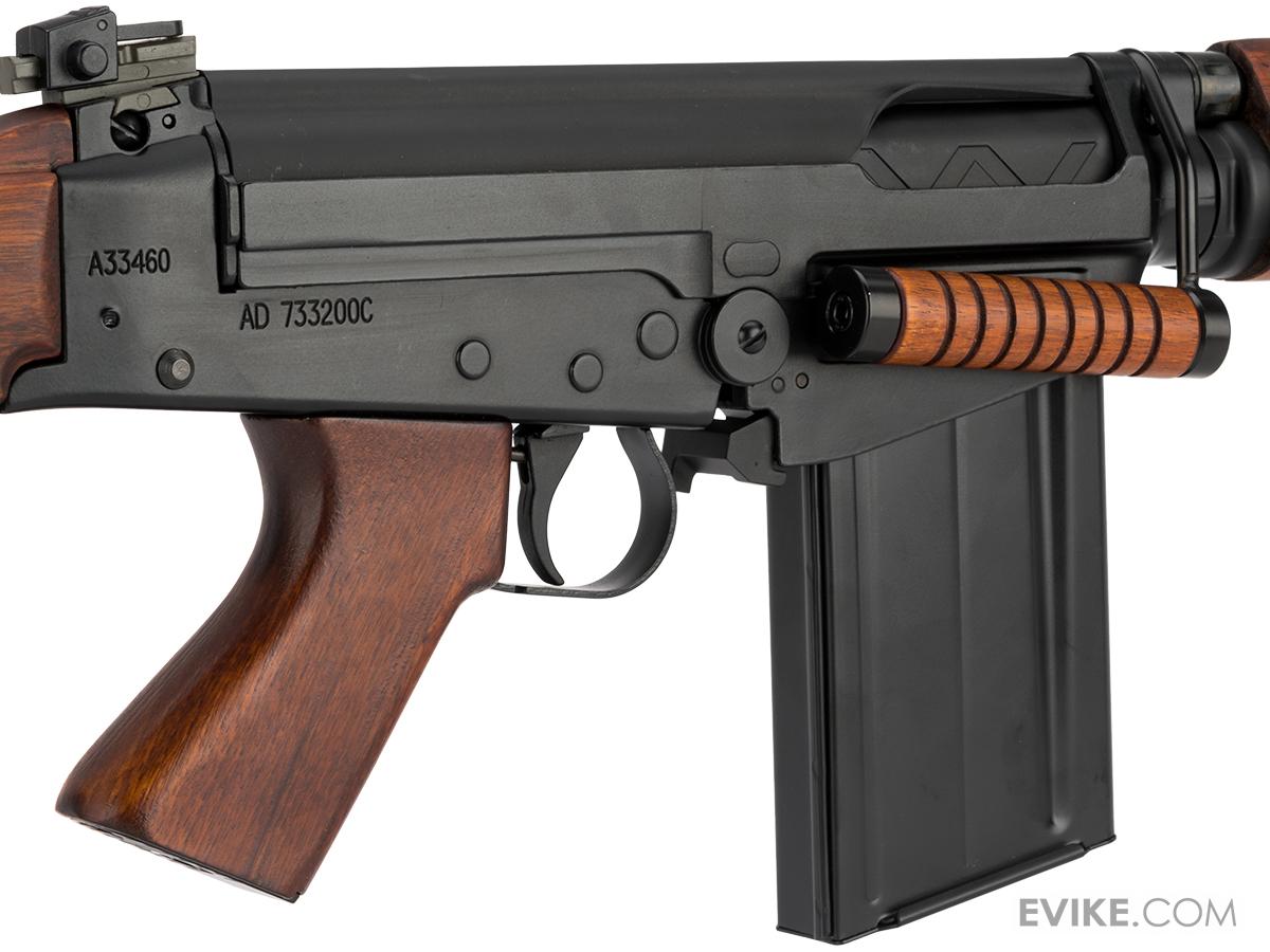 ARES Airsoft Full Size L1A1 Battle Rifle Airsoft AEG (Color: Wood ...