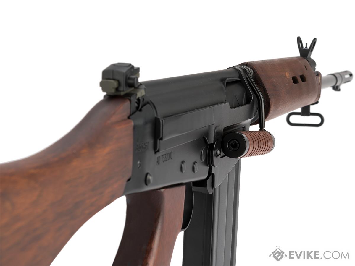 ARES Airsoft Full Size L1A1 Battle Rifle Airsoft AEG (Color: Wood ...