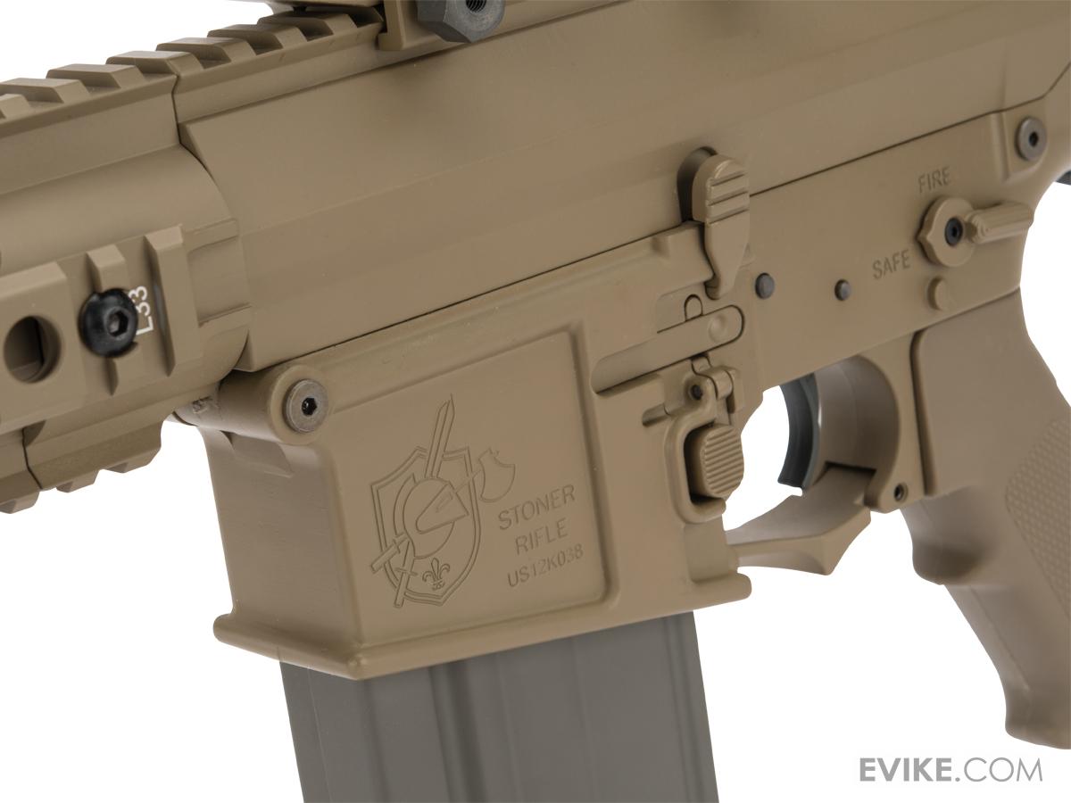 ARES Knight's Armament Licensed SR25-M110K Airsoft AEG DMR (Color: Dark ...