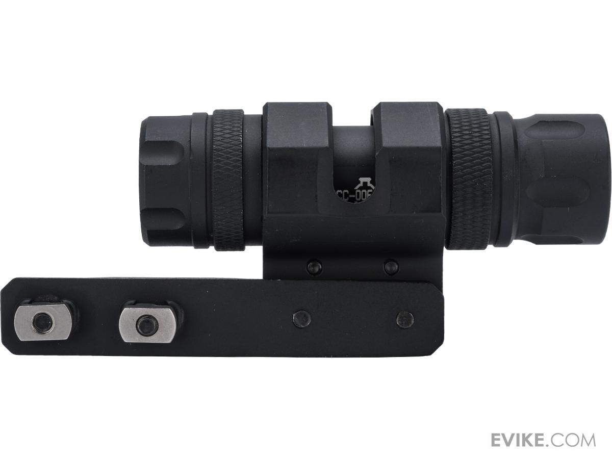 ARES Offset Flashlight / Laser Ring Mount for Rail Systems (Type: Light ...