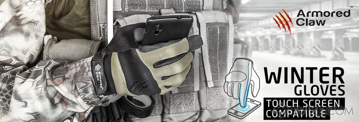 Armored Claw Cold Weather Tactical Glove (Color: OD Green / Small ...