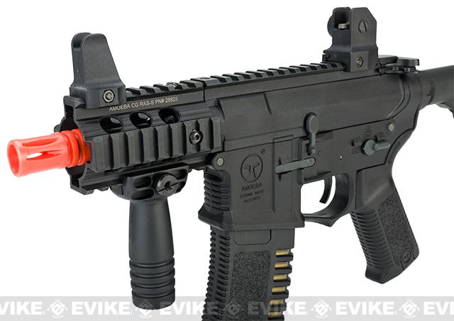 ARES Amoeba CG 6" CQB M4 Airsoft AEG (Color: Black), Airsoft Guns ...