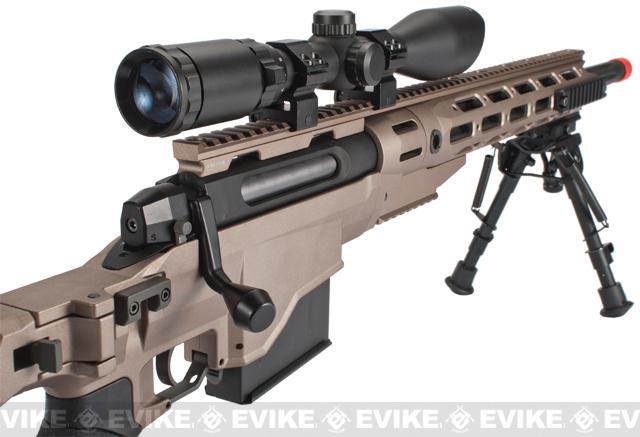 Remington MSR-338 High Power Airsoft Sniper Rifle by ARES - Dark Earth ...