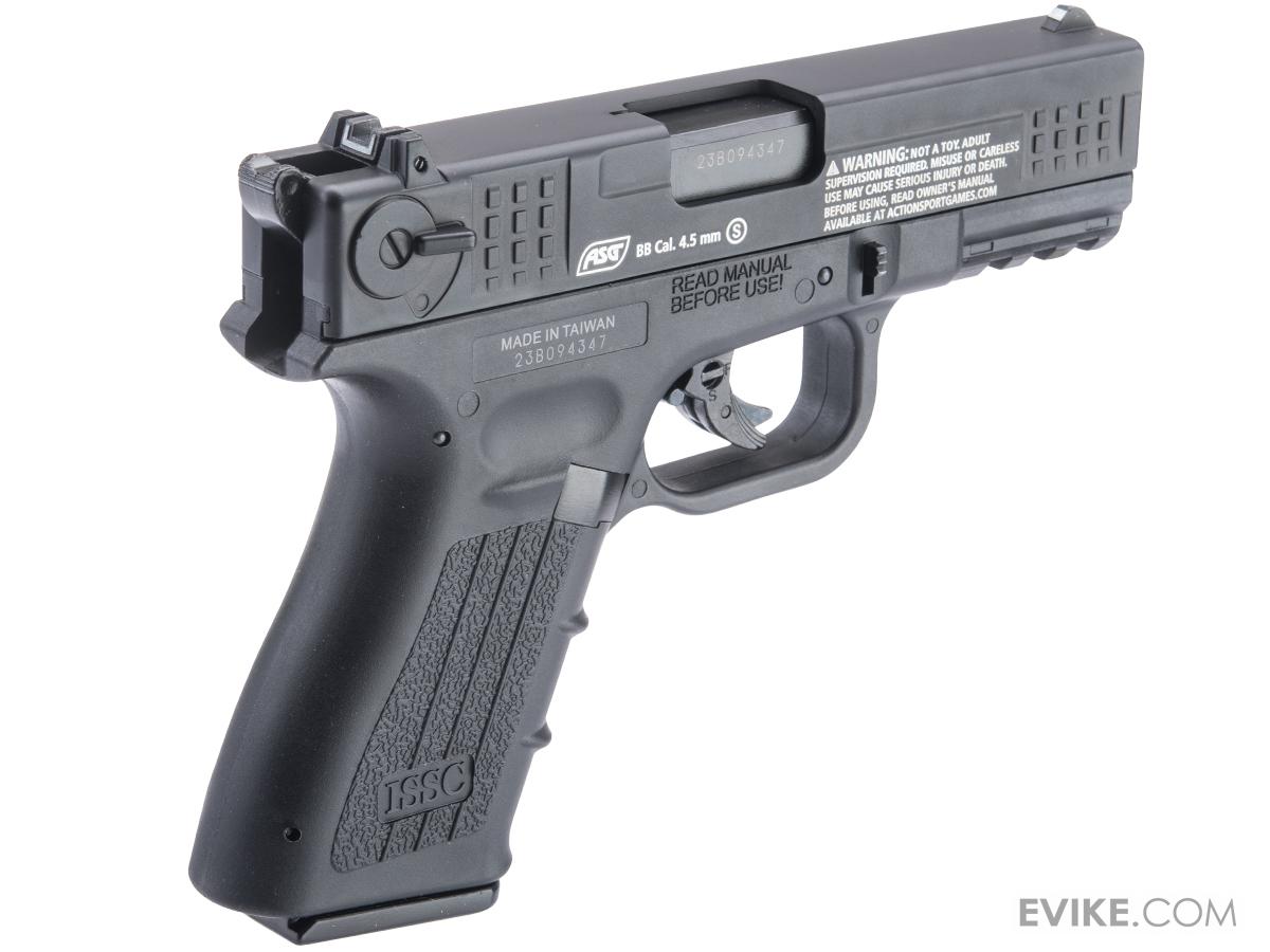 ASG ISSC Licensed M22 CO2 Powered 4.5mm Air Pistol (Model: Blowback ...
