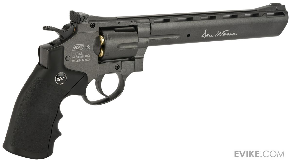 Dan Wesson CO2 Powered 4.5mm Airgun Revolver (Color: Grey / 8" / BB Gun ...