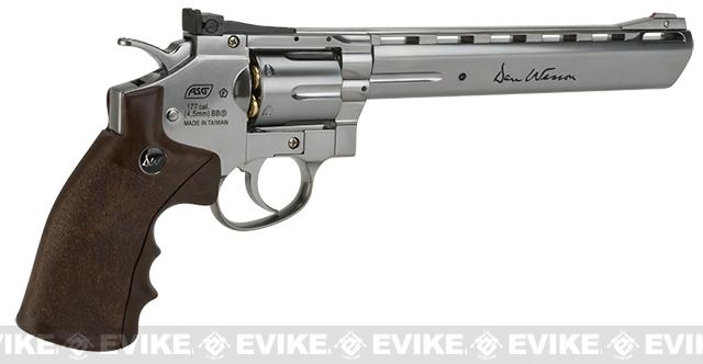 Dan Wesson CO2 Powered 4.5mm Airgun Revolver (Color: Silver / 8" / BB ...