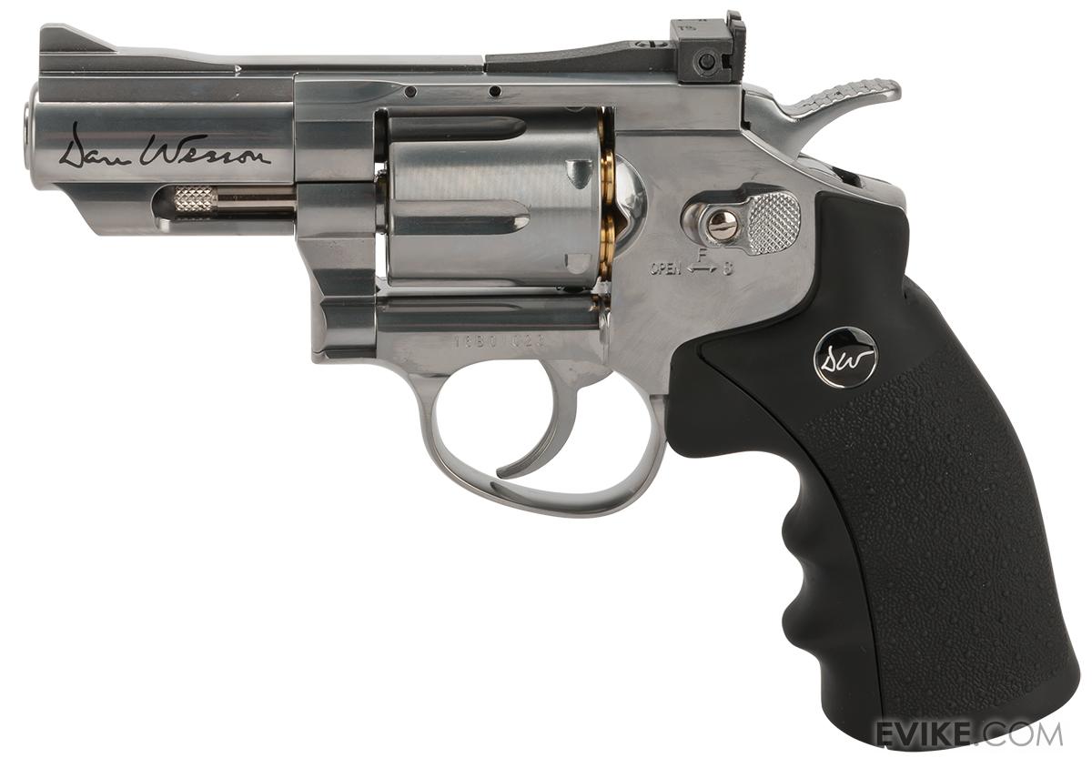 ASG Dan Wesson CO2 Powered 4.5mm Airgun Revolver (Color: Silver / 2.5 ...