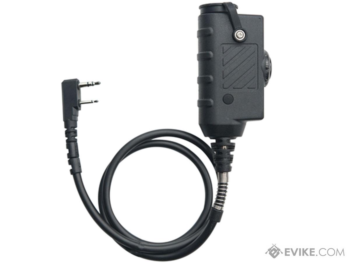 Code Red Headsets Single Push-to-Talk for Code Red Nexus Tactical Headsets (Model: 2-Pin Kenwood ...