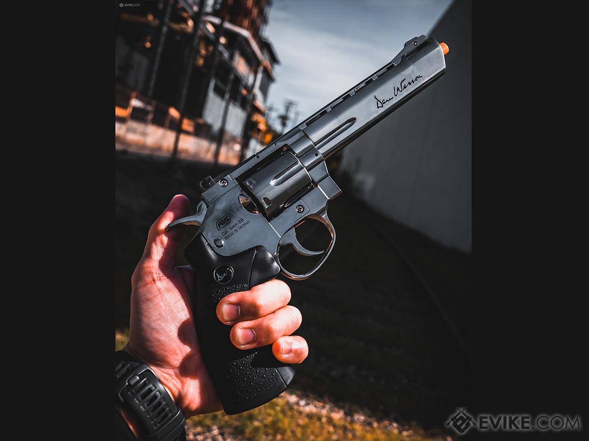 ASG Licensed Dan Wesson WG CO2 Full Metal High Power Airsoft 6mm Magnum Gas Revolver (Color ...