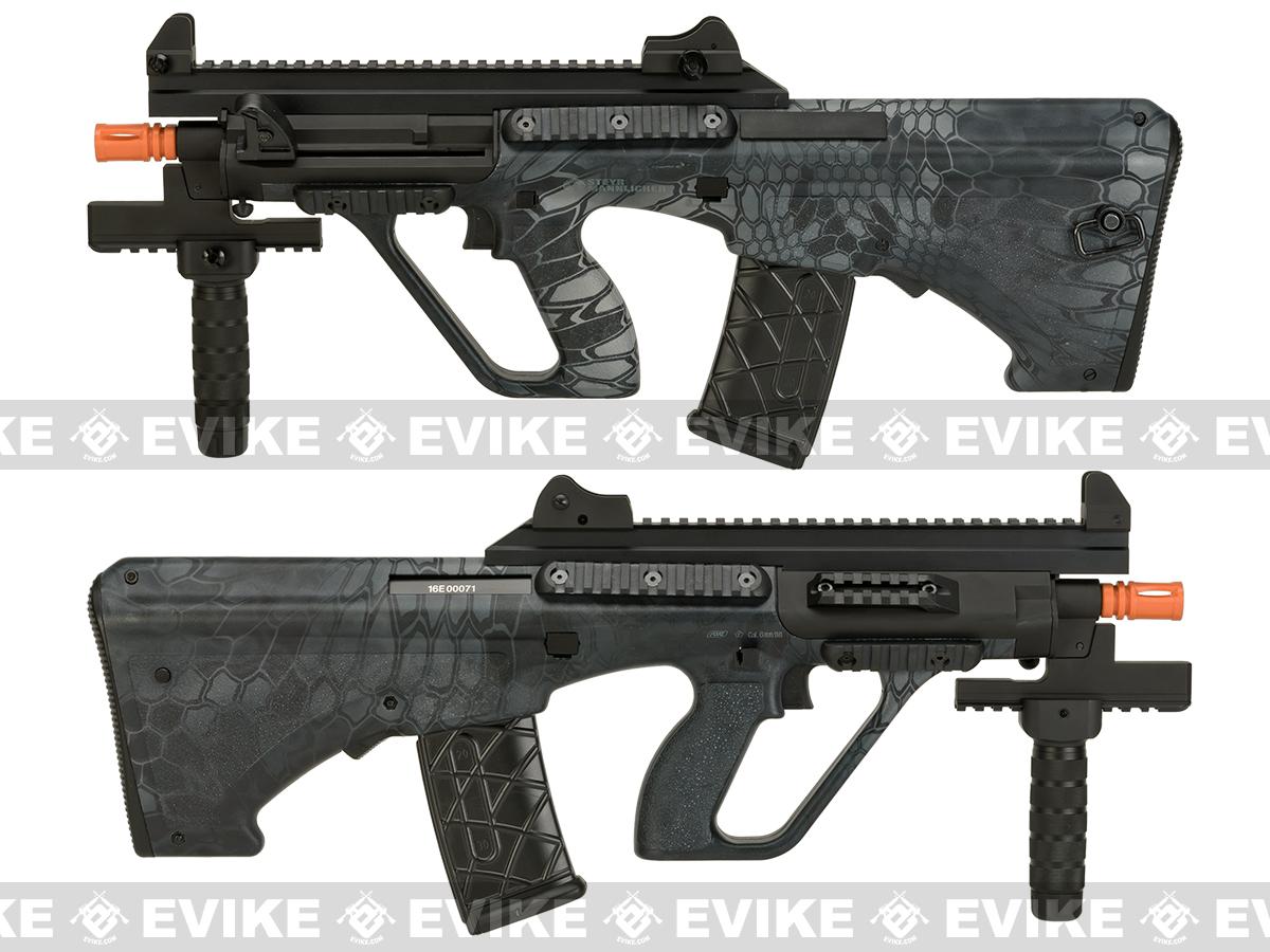 ASG Licensed Steyr AUG A3 XS Commando Airsoft AEG Rifle (Color: Kryptec ...