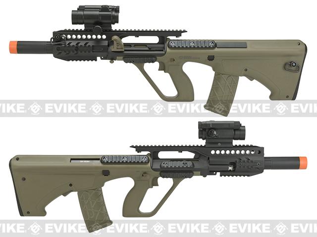 ASG Steyr Licensed AUG A3 MP Full Metal Gearbox Airsoft AEG Rifle ...