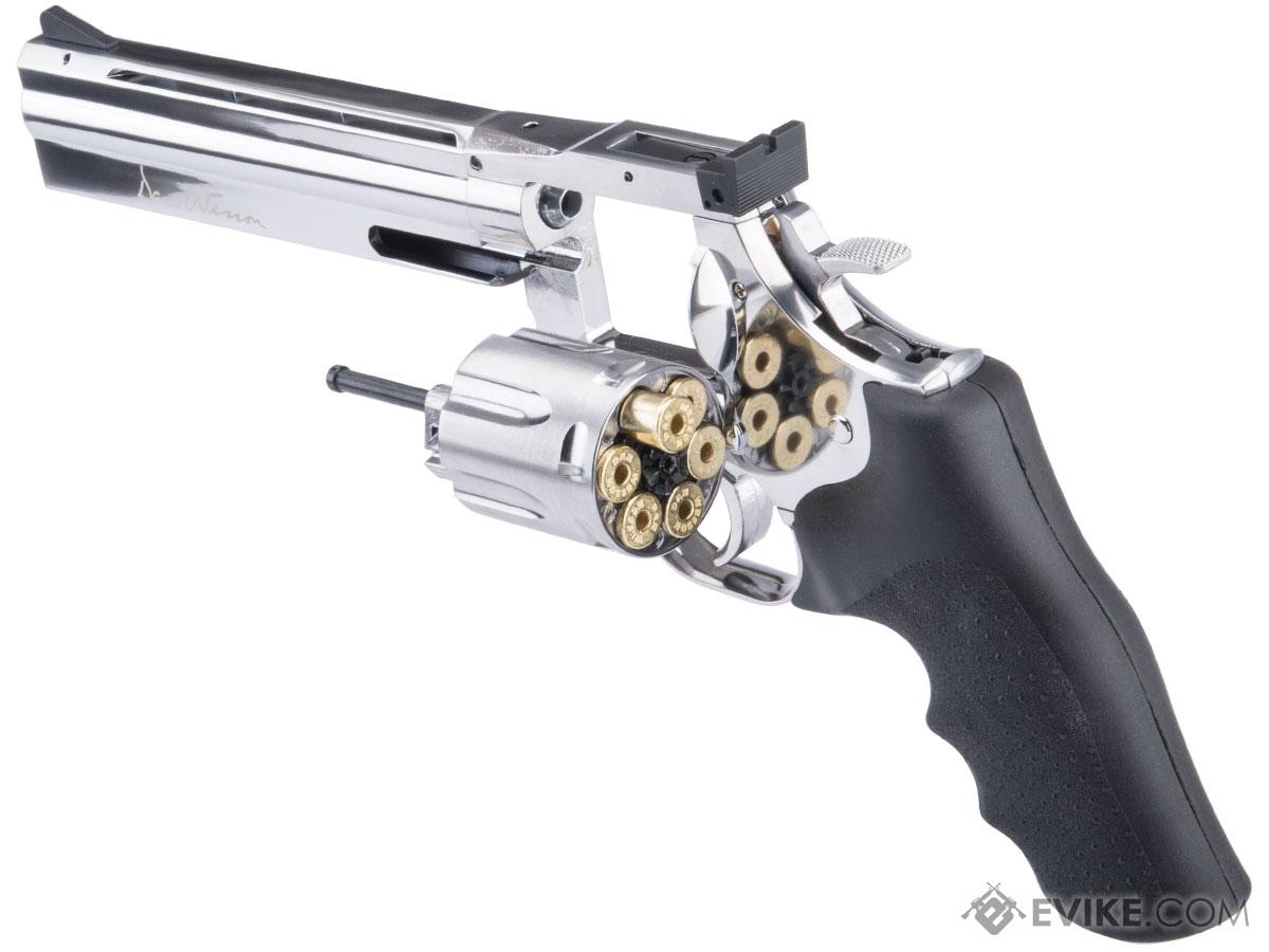 Asg Dan Wesson 715 Co2 Powered 4 5mm Airgun Revolver Color Silver 6