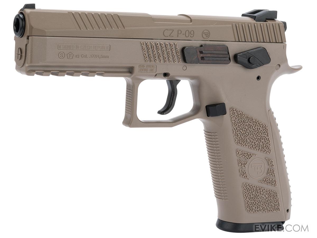 ASG CZ P-09 Duty .177Cal CO2 Pistol (.177 Cal Air Gun) (Color: Flat ...