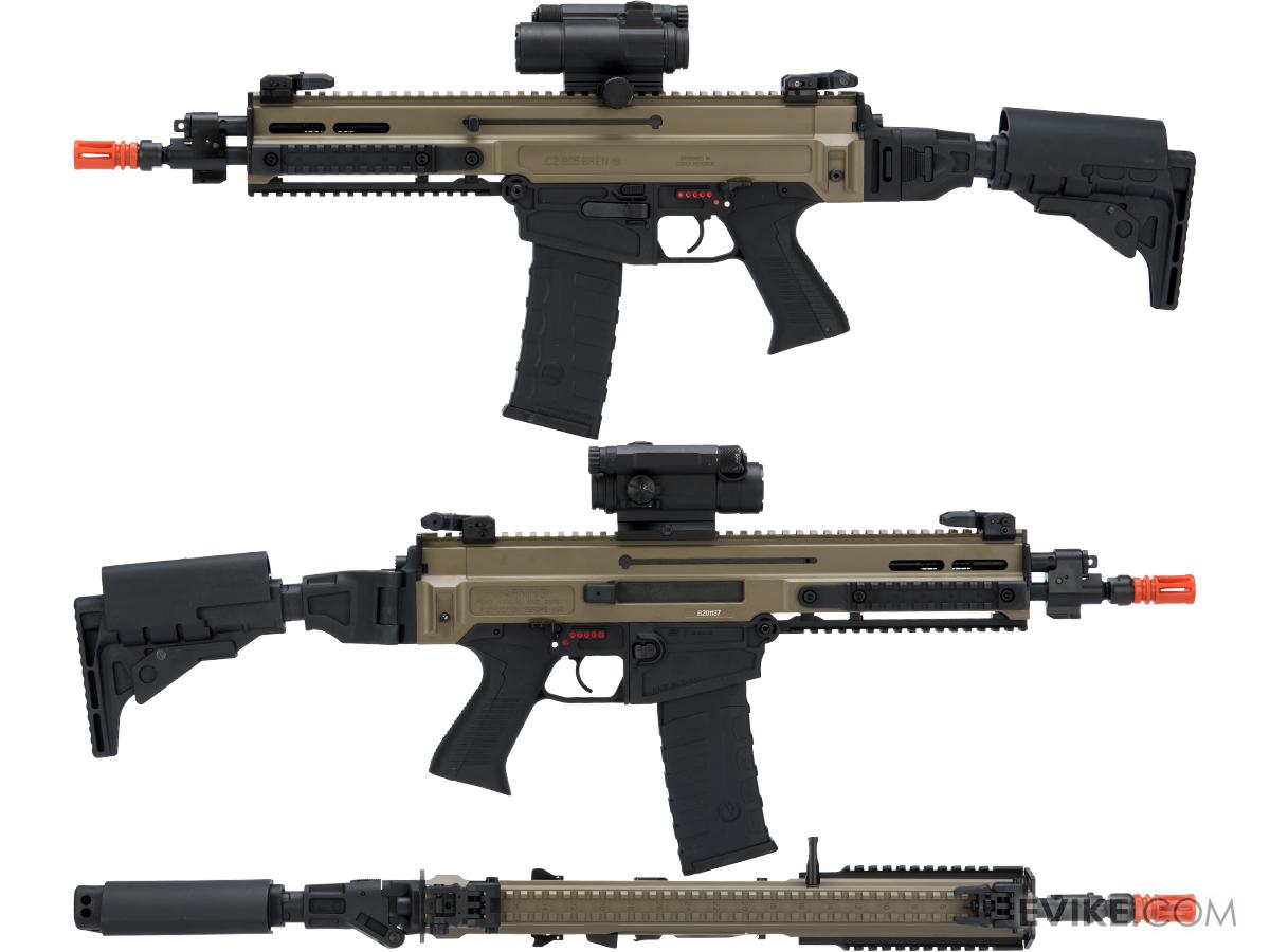 ASG Fully Licensed CZ 805 Bren Carbine Airsoft AEG (Color: Two-Tone Desert / A2), Airsoft Guns ...