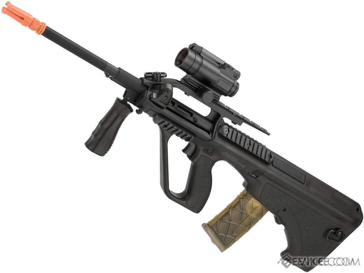 ASG Steyr Licensed Proline AUG A2 Airsoft AEG (Color: Black), Airsoft Guns, Airsoft Electric ...