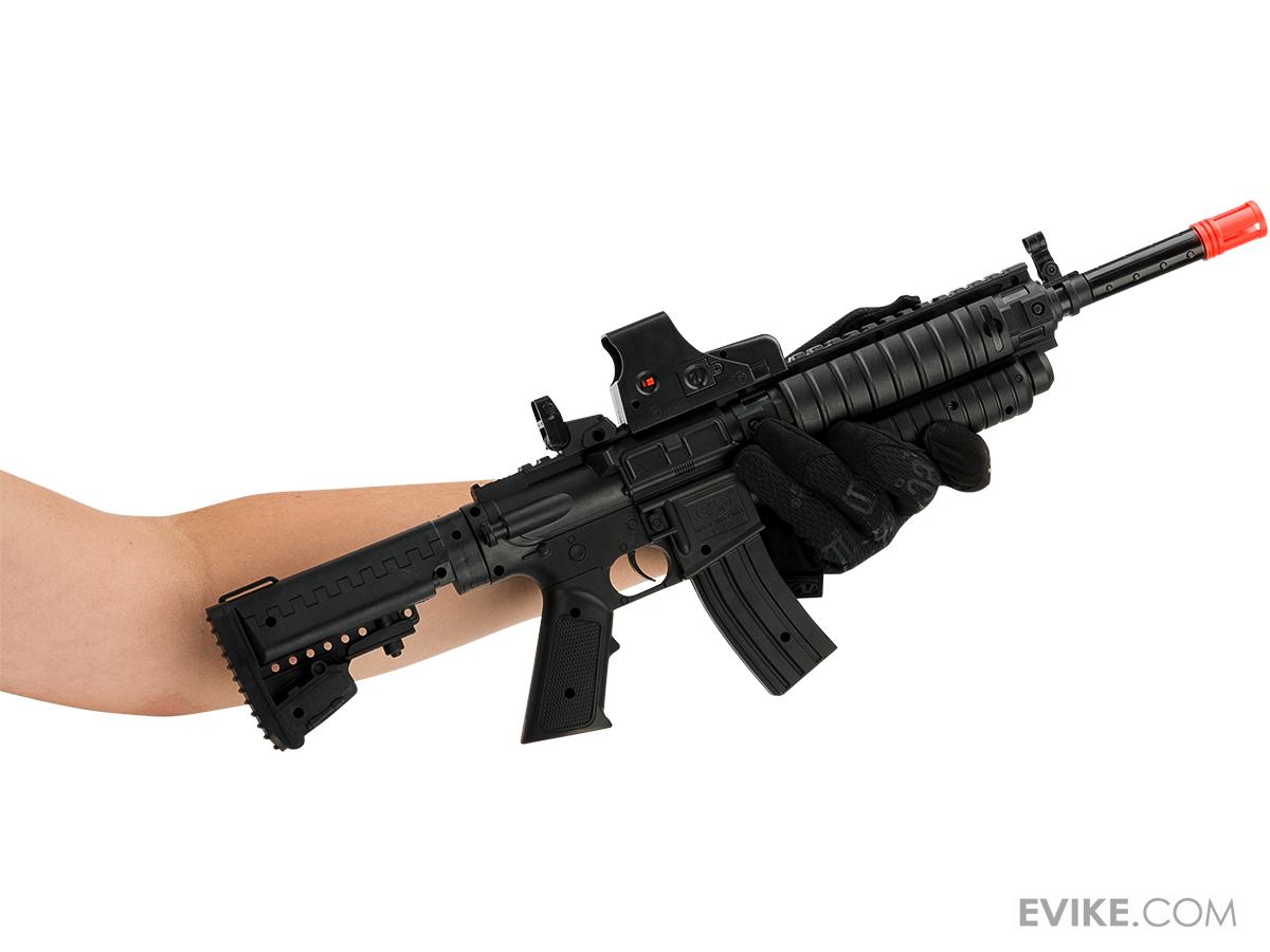 Pump Action Mini Airsoft M4 Rifle (Color: Black), Airsoft Guns, Air ...