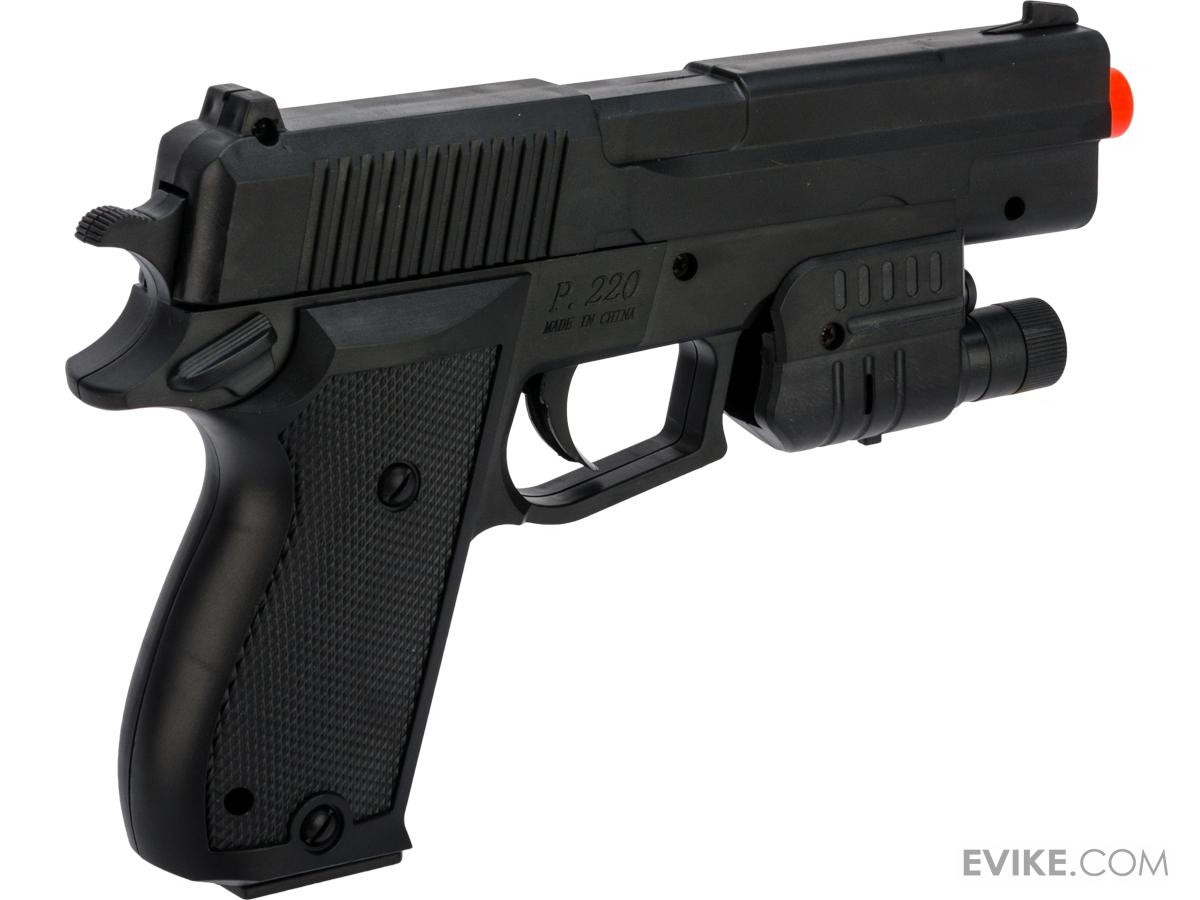 ASP Spring Powered Polymer 662 Tactical Airsoft Gun (Package: Pistol ...
