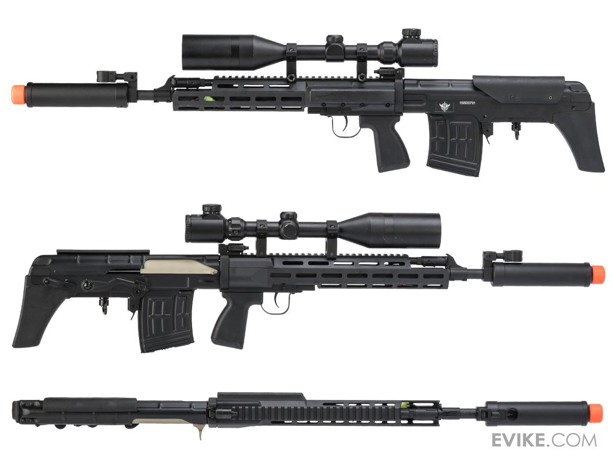 TActical SVU Airsoft Bullpup Sniper Rifle AEG w/ M-LOK Handguard by ...
