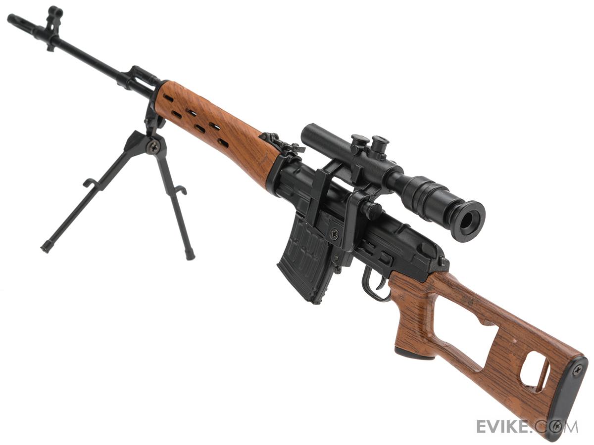 Die-Cast Metal 1:4 Scale Model Gun (Type: SVD Dragunov), MORE, Action ...