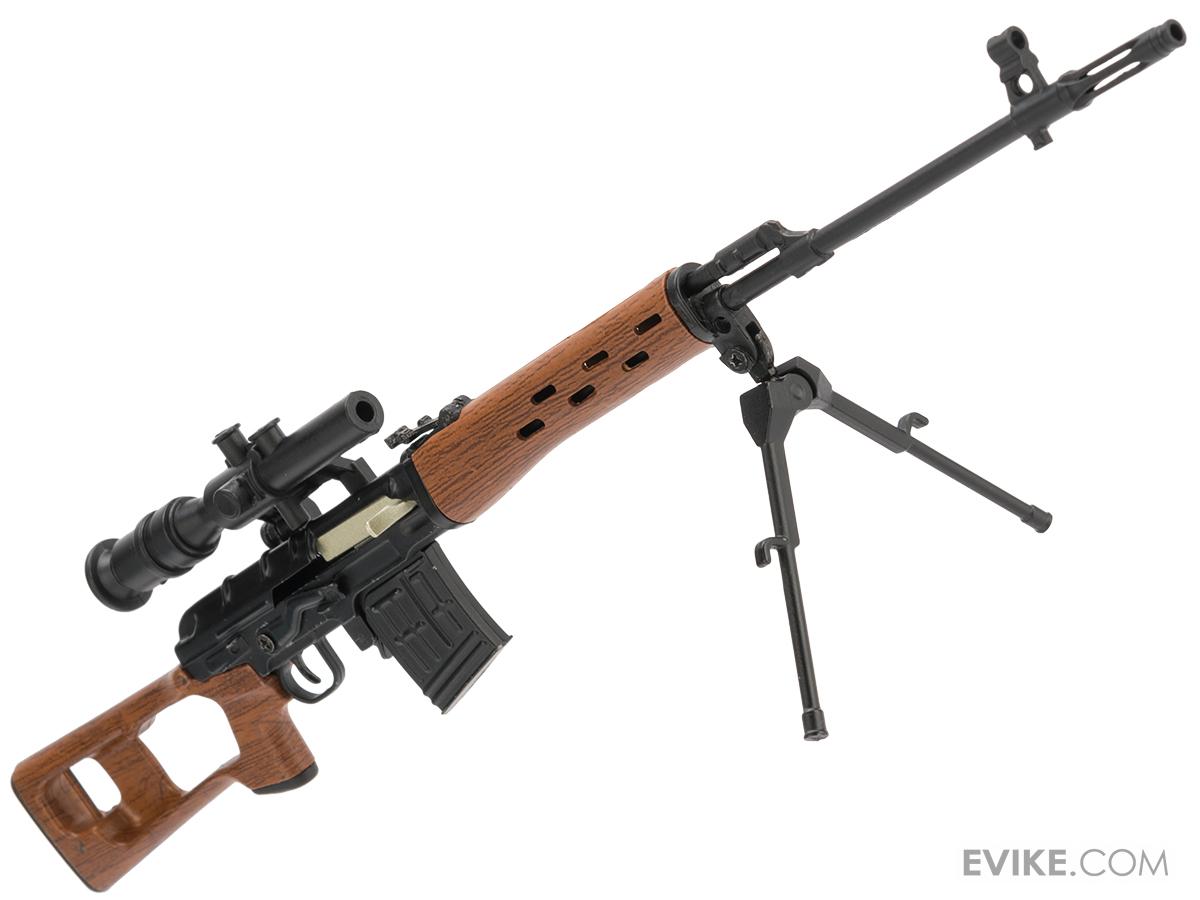 Die-Cast Metal 1:4 Scale Model Gun (Type: SVD Dragunov), MORE, Action ...