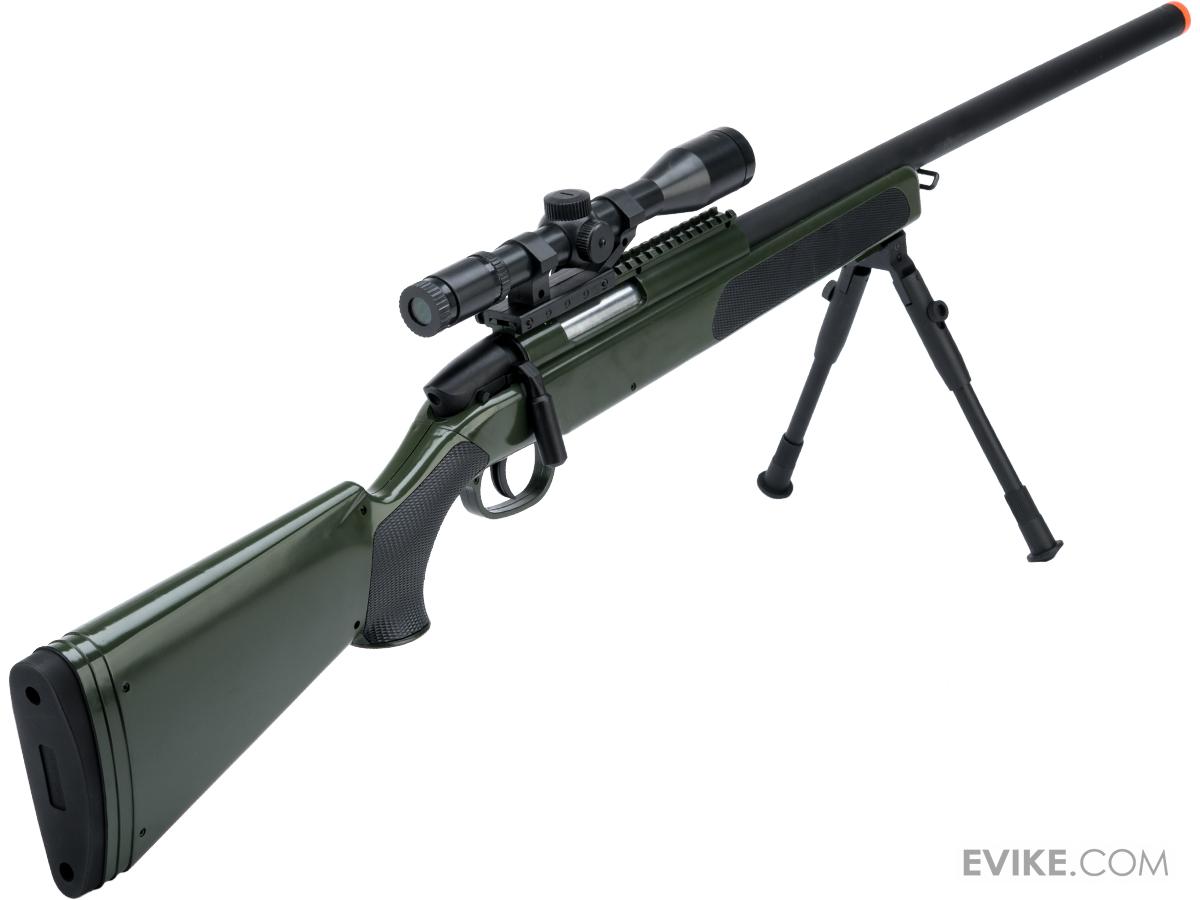 Bolt Action APS2 ZM51 Airsoft Sniper Rifle (Color: OD Green), Airsoft ...