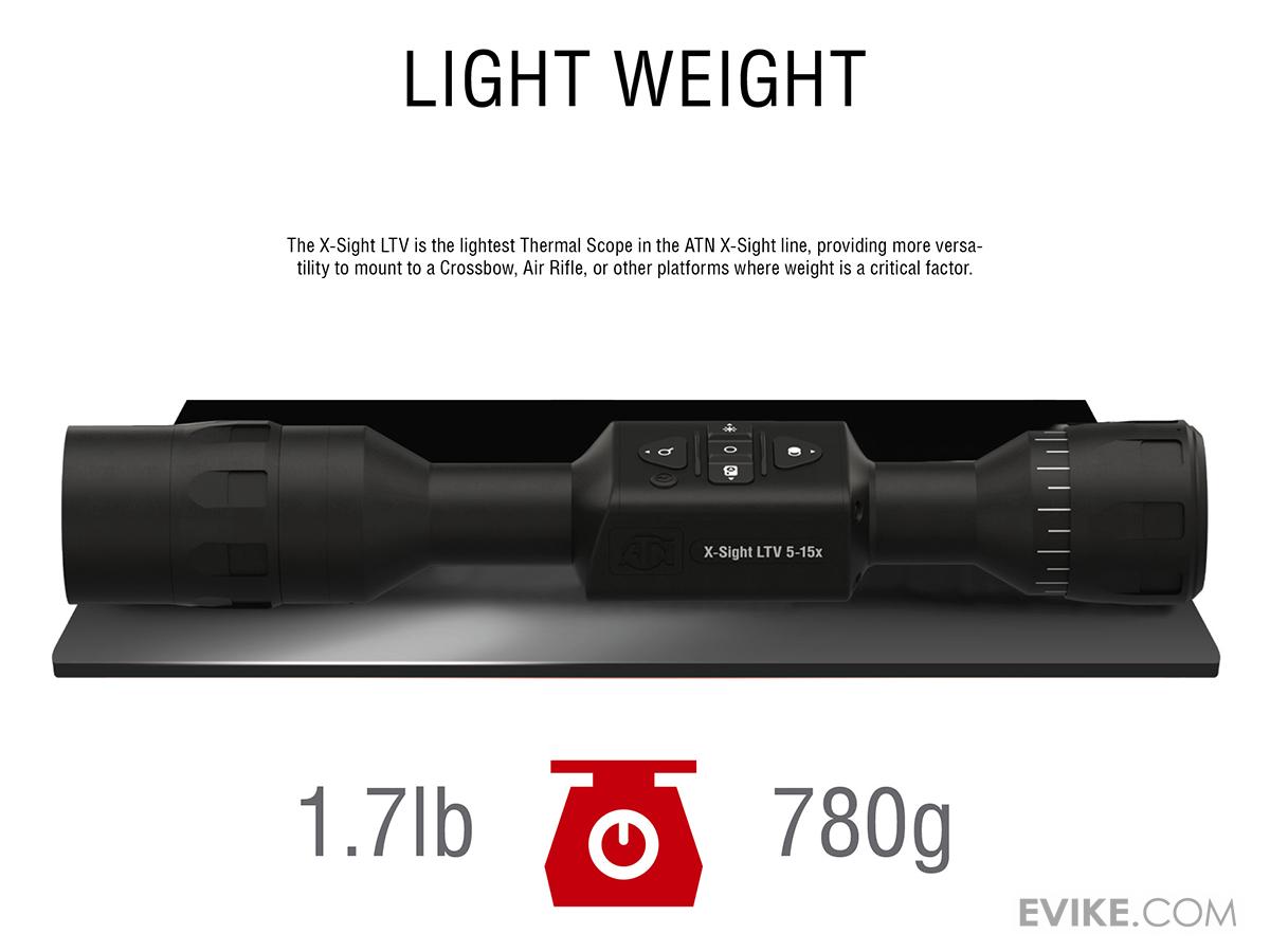 ATN X-Sight LTV Day/Night Hunting Rifle Scope (Model: 5-15X ...