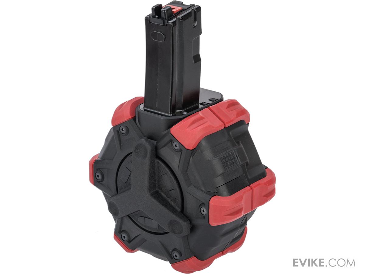 AW Custom Drum Magazine for Gas Blowback Airsoft Pistols & Rifles ...