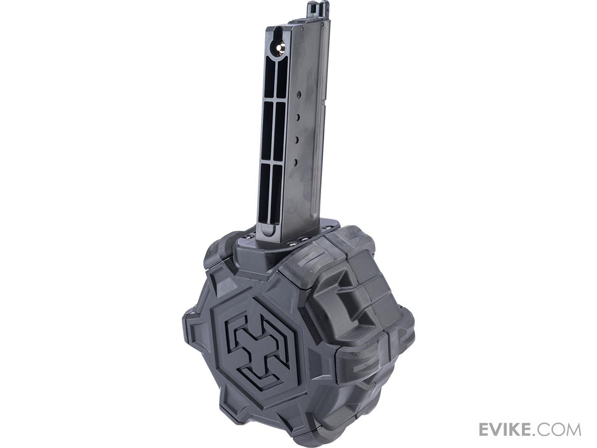 AW Custom Drum Magazine for Gas Blowback Airsoft Pistols & Rifles ...