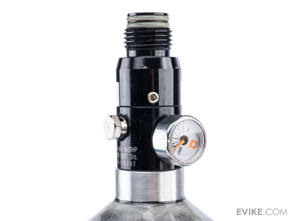 Dominator Carbon Fiber HPA Tank w/ Regulator (Model: 48ci / 4500psi ...