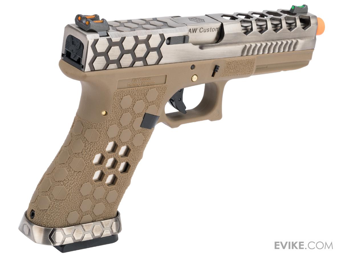 AW Custom VX Series Hex-Cut Gas Blowback Airsoft Pistol (Model: Semi ...