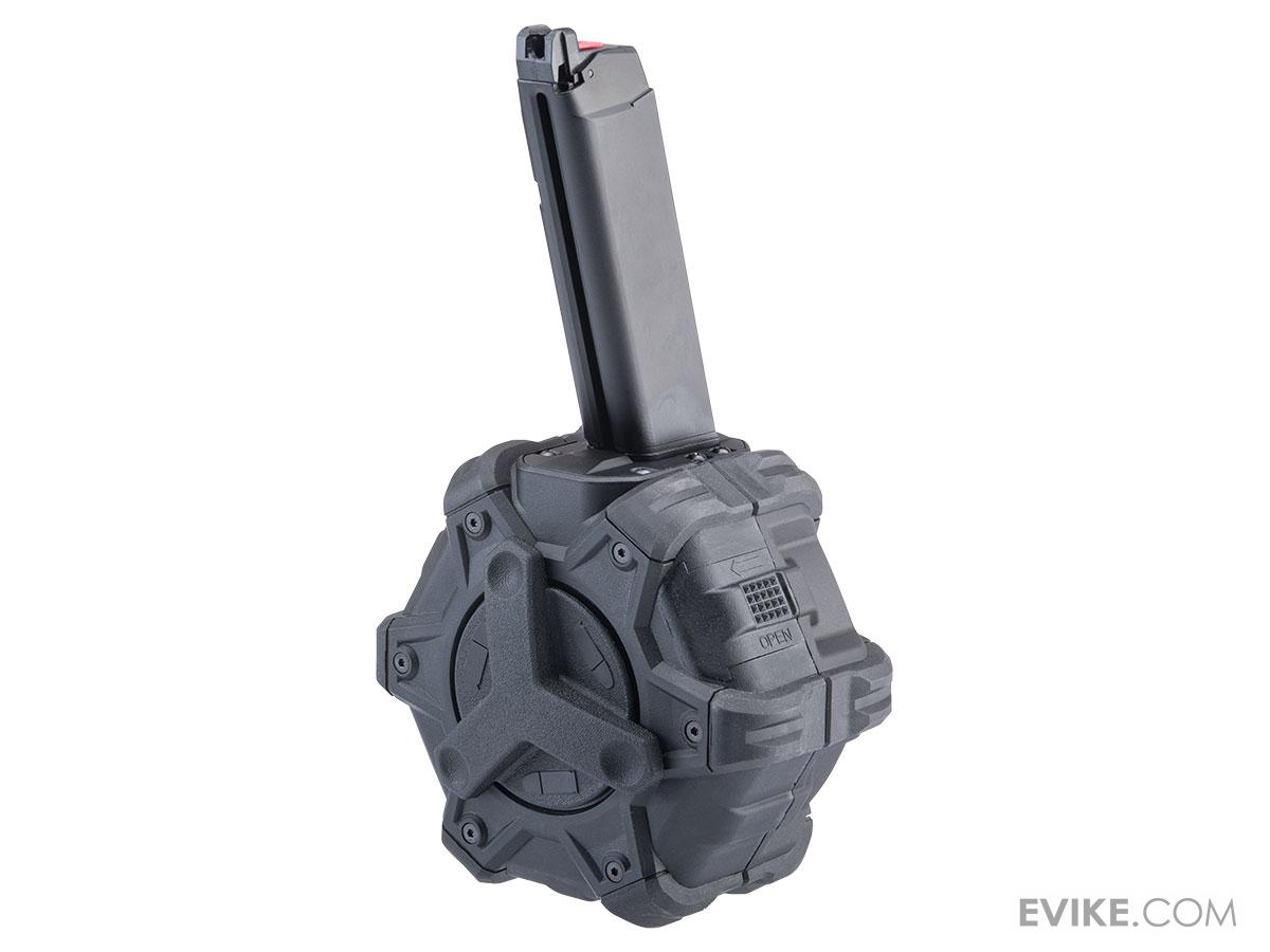 AW Custom Drum Magazine for Gas Blowback Airsoft Pistols & Rifles ...