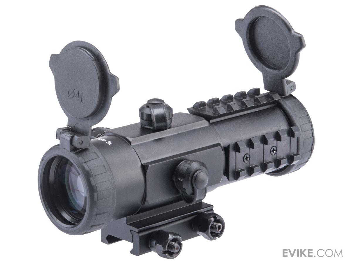 Axeon Optics Prism 3x Red / Green Illuminated Scope, Accessories ...