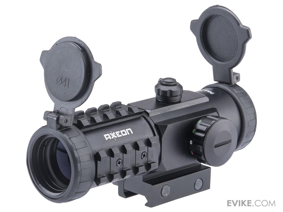 Axeon Optics Prism 3x Red / Green Illuminated Scope, Accessories ...