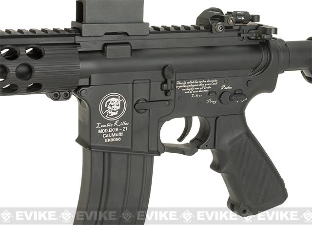 Matrix Full Metal M4 Zombie Killer Bravo Airsoft AEG Rifle by JG ...