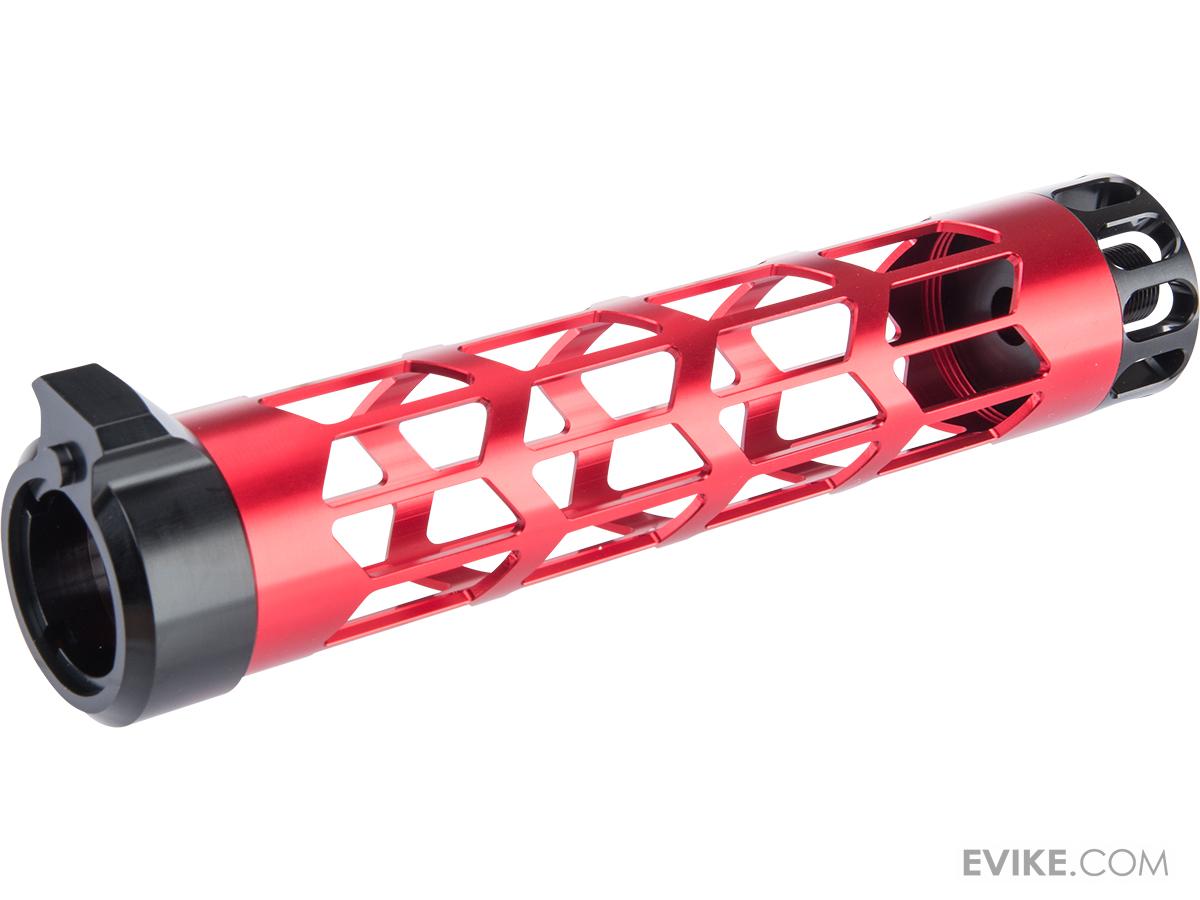 Aztech Innovations Skeletonized CNC Handguard (Color: Red / Long ...