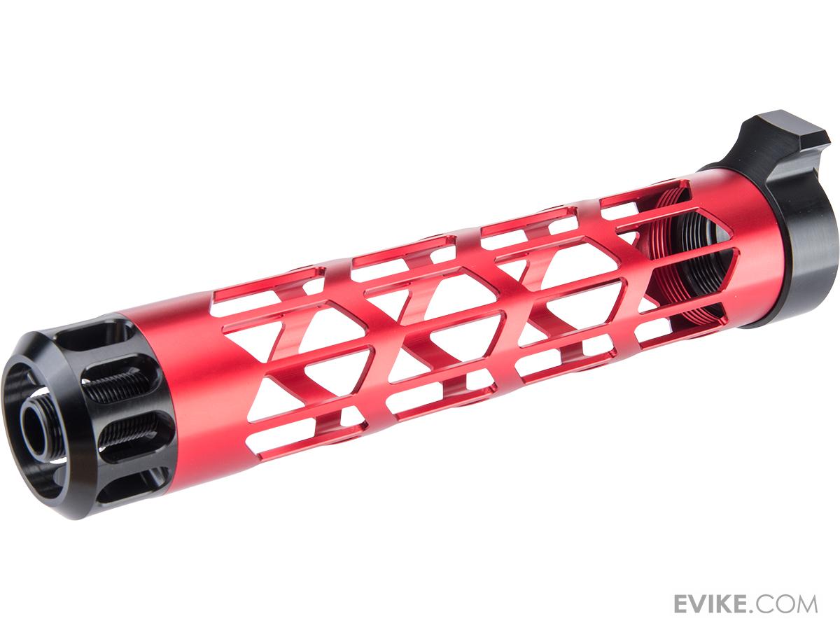 Aztech Innovations Skeletonized CNC Handguard (Color: Red / Long ...