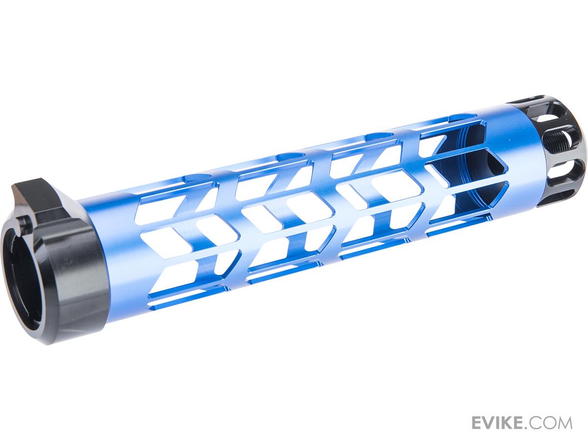 Aztech Innovations Skeletonized CNC Handguard (Color: Blue / Long ...