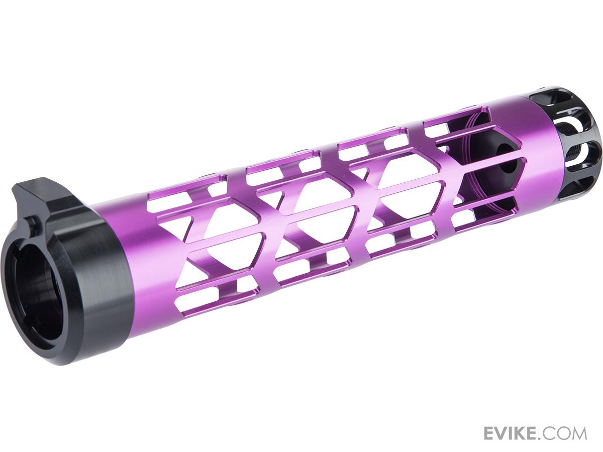 Aztech Innovations Skeletonized CNC Handguard (Color: Violet / Long ...