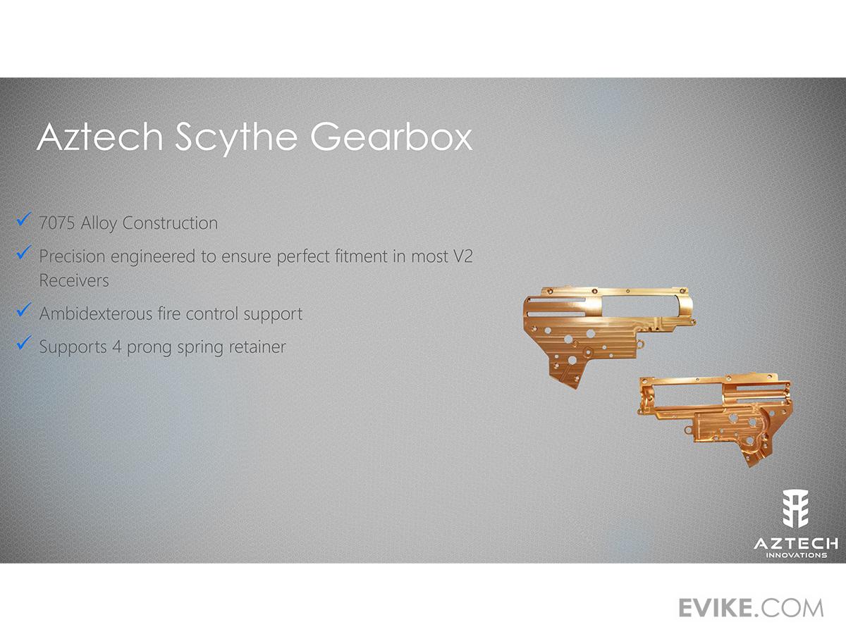 Aztech Innovations Scythe CNC 7075 Aluminum Airsoft V2 Gearbox ...