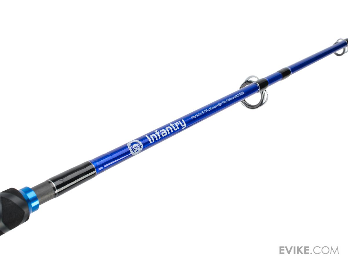 Battle Angler "Infantry" 8" Spinning Surf Popping Fishing Rod (Model ...