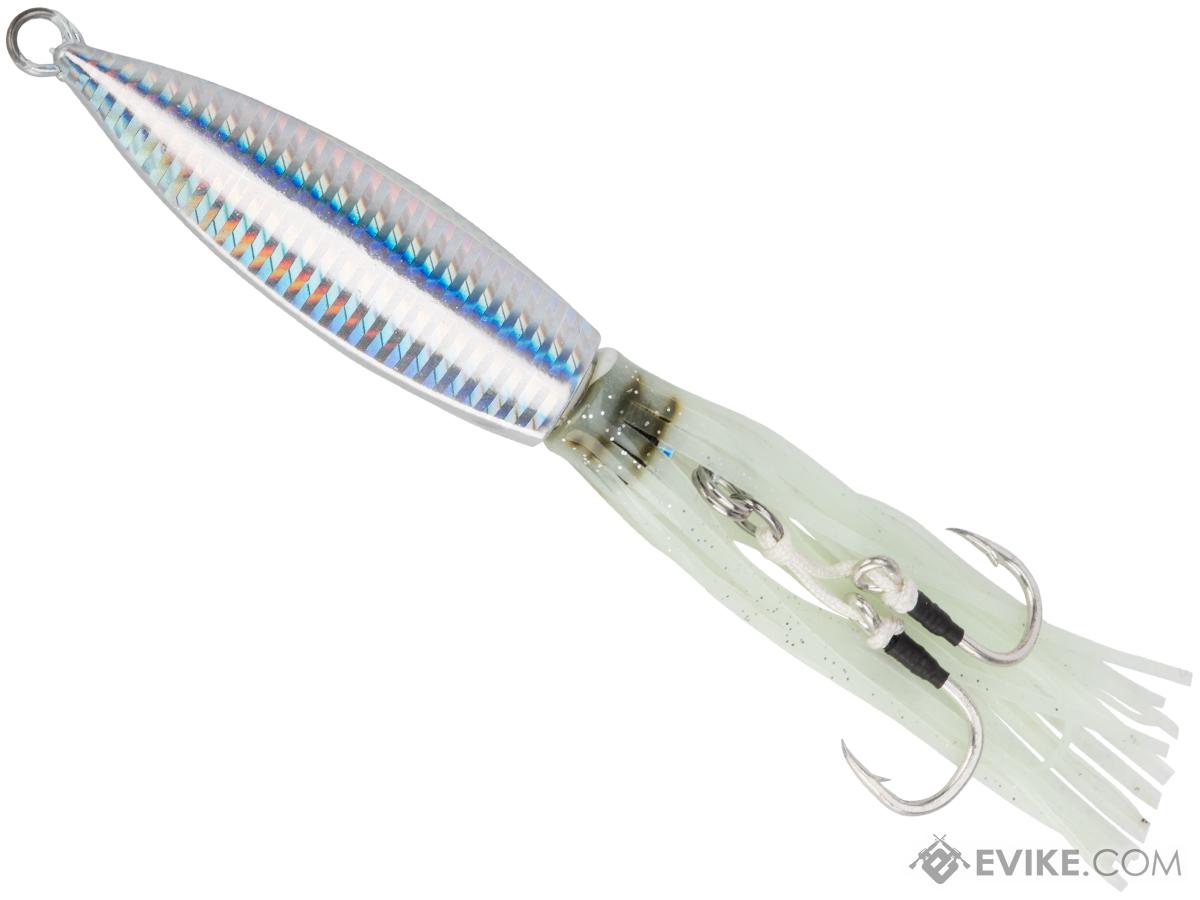 Battle Angler "Ghost Squid" Jigging Fishing Lure (Model: 160g / Silver ...