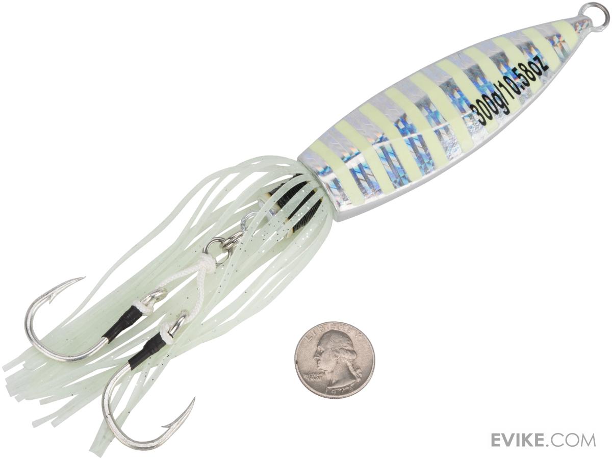 Battle Angler "Ghost Squid" Jigging Fishing Lure (Model: 300g / Silver ...