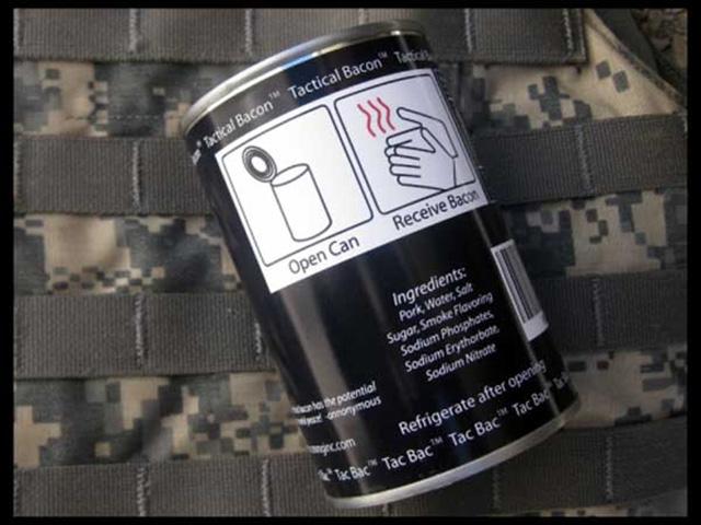CMMG Tactical Bacon Pre-Cooked 9oz Can, MORE, Food - Evike.com Airsoft ...